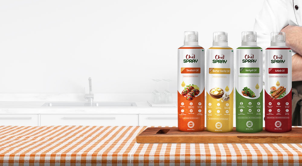 Healthy Cooking Oil Sprays India | ChefSPRAY